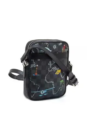 LOUIS VUITTON 2019 Renaissance Map Danube Shoulder Bag