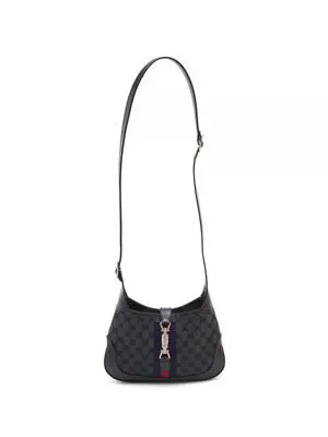 Balenciaga X Gucci Jackie Gg Shoulder Bag - Black