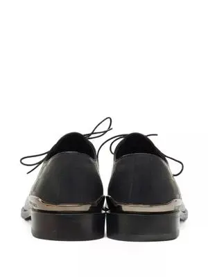 LOUIS VUITTON Damier Patent Derby Shoes