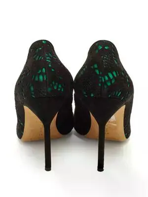Manolo Blahnik Cut-out Pointed-toe Pumps