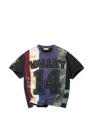 VALE FOREVER Cjopped Patchwork T-shirt