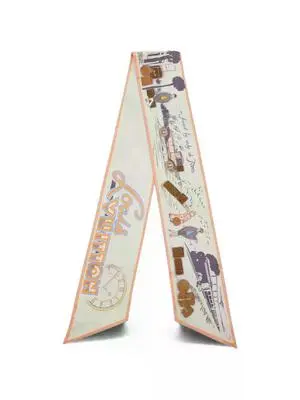 LOUIS VUITTON Du Voyage En Auto Scarf - Neutrals