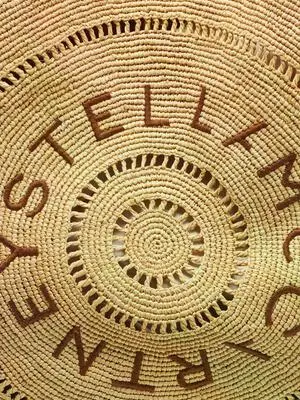 Stella McCartney Crochet Raffia Tote Bag