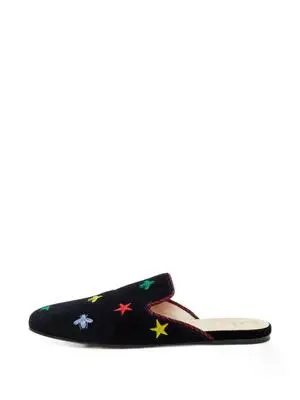 Gucci Embroidered Mules Clogs For Women