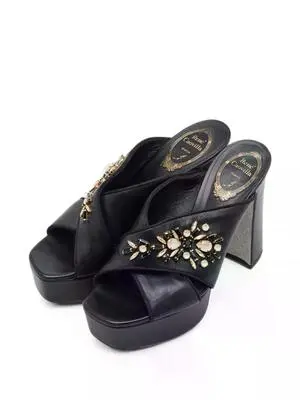 Rene Caovilla Embellished Platform Sandals