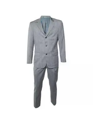 Oscar De La Renta Pinstripe-pattern Suit - Grey