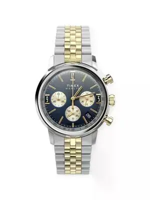 TIMEX Chronograph Watch With Dial And Two-tone Stainless Steel Bracelet
