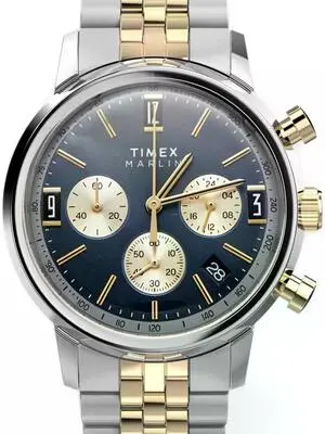 Timex® Chronograph Watch With Dial And Two-tone Stainless Steel Bracelet