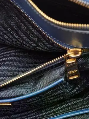 Prada Medium Galleria Double-zip Tote Bag - Blue