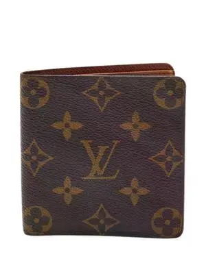 LOUIS VUITTON 1990 Sac Flanerie Monogram Canvas Bifold Wallet - Brown
