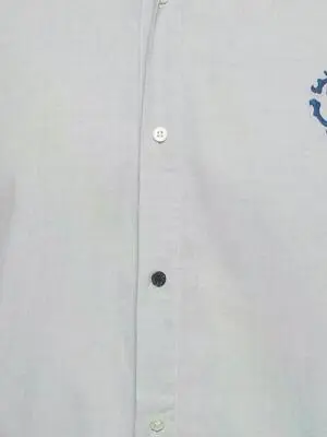 Roberto Cavalli Monogram-embroidered Button-down Shirt