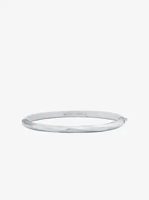 Michael Kors Twist Bangle Bracelet In By - Silver