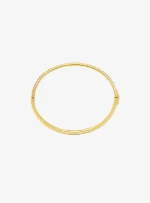 Michael Kors Pavé Two-tone Fluted Bangle In By