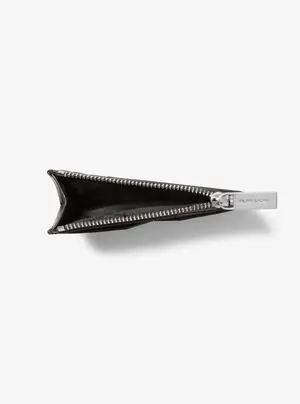 Michael Kors Hudson Burnished Leather Card Case In By