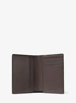 Michael Kors Hudson Leather Folio Card Case In By