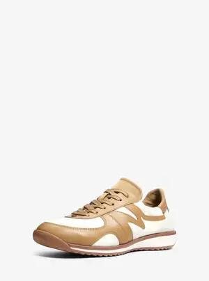 Michael Kors Colt Nylon And Mesh Trainers