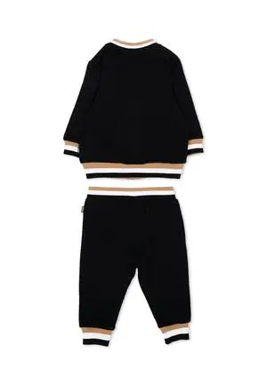 Hugo Boss Logo-patch Striped-trim Tracksuit