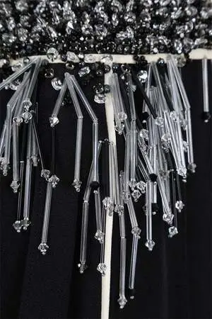 Prada Crystal-bead Embellished Mini Dress