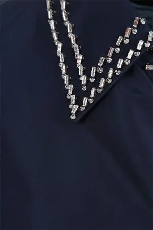 Prada Crystal-embellished Single-breasted Coat