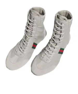 Gucci Flex High-top Sneakers - Grey