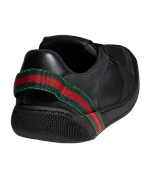 Gucci Screener Sneaker With Perforated Gg Motif