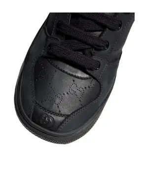 Gucci Screener Sneaker With Perforated Gg Motif