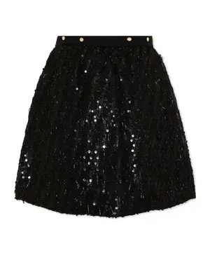 Roberto Cavalli Embellished Sequined Midi Skirt