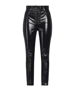 Dolce & Gabbana High-waisted Skinny Fit Trousers With Lace-up Detail