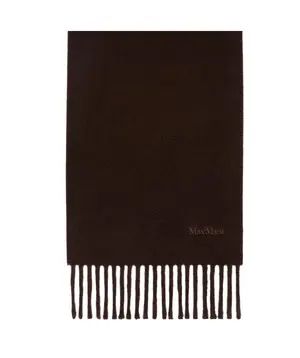 Max Mara Yarn-dyed Wool Scarf - Brown