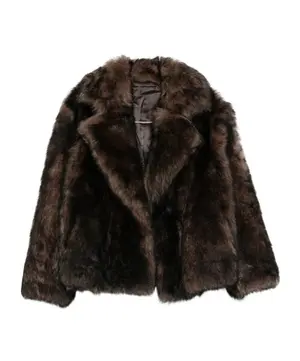 SALVATORE SANTORO Long Sleeve Fur Jacket