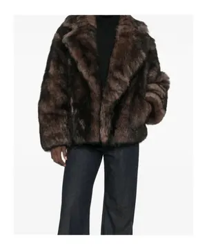 SALVATORE SANTORO Long Sleeve Fur Jacket