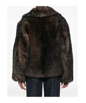 SALVATORE SANTORO Long Sleeve Fur Jacket