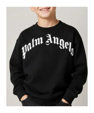 Palm Angels Long-sleeve Logo Sweatshirt