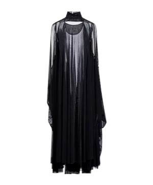 MAISON MARGIELA Solidcolor Tulle Dress - Black