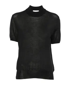 ZANONE Short-sleeve Sweater - Nero