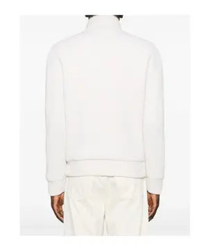BARBA NAPOLI Ribbed-knit Faux-fur-trim Jacket