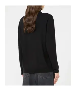Max Mara Mock Neck Knitted Jumper