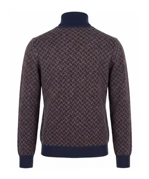 DRUMOHR Basket-weave Roll-neck Sweater