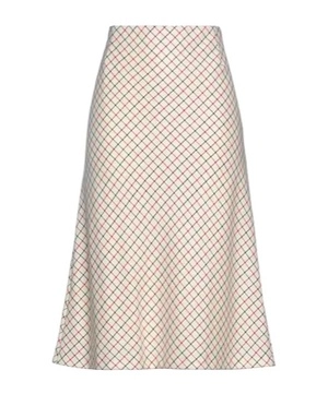 MAISON MARGIELA Plaid Midi Skirt
