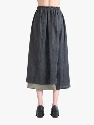 Y’s Black Label Wide-leg Double String Pant