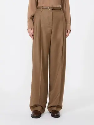 Max Mara Lago Belted Pleated Trousers