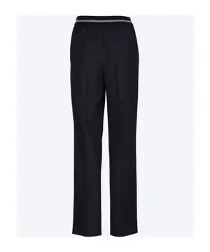 Miu Miu Elasticated Waistband Loose-fit Trousers