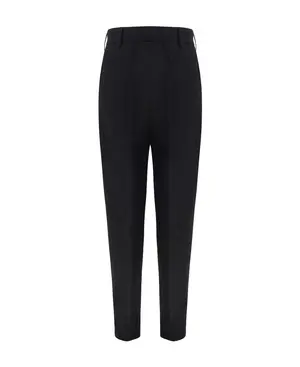 Prada High-waist Tapered-leg Trousers