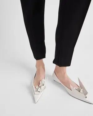 Prada High-waist Tapered-leg Trousers