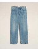 AMI Paris Baggy Fit Jeans - Multicolor