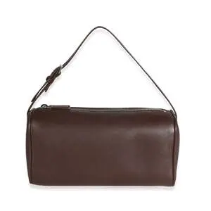 THE ROW Burgundy Grained Calfskin 90s Bag - Red