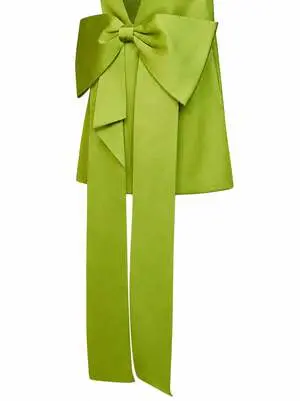 SELF-PORTRAIT A-line Mini Dress With Oversized Bow