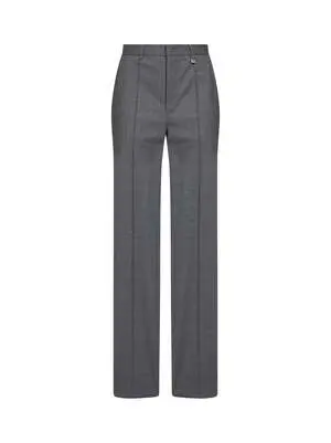 Giuseppe Di Morabito Dark Grey Virgin Wool Straight-leg Tailored Trousers - Multicolor