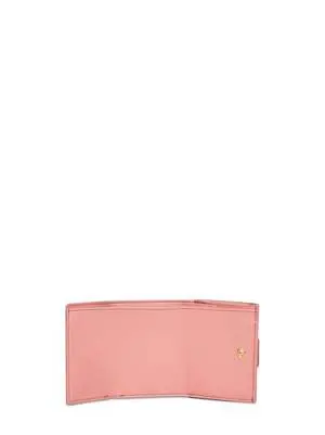 Fendi Pink Micro Trifold Baguette Wallet