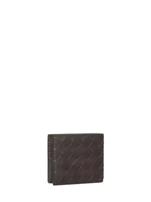 Bottega Veneta Brown Bi-fold Intrecciato Wallet